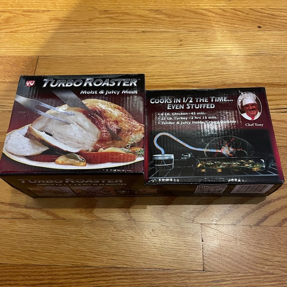 As Seen On TV | Kitchen | Nwt As Seen On Tv Chef Tony Turbo Roaster ...
